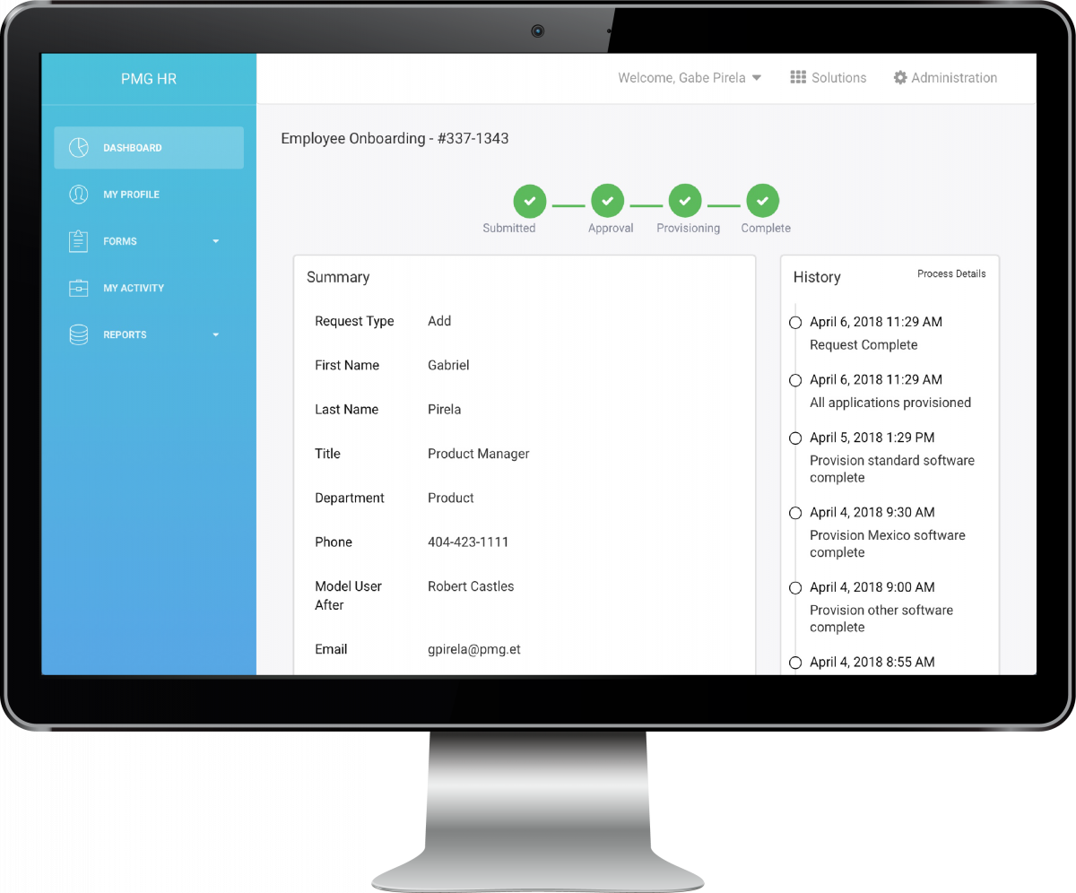 PMG ONBOARDING - PMG Onboarding